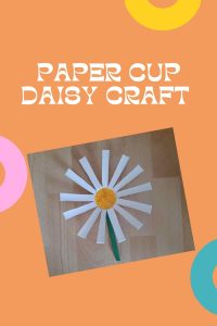 Easy Paper Cup Daisy Craft Tutorial For Kids - Stray Mum